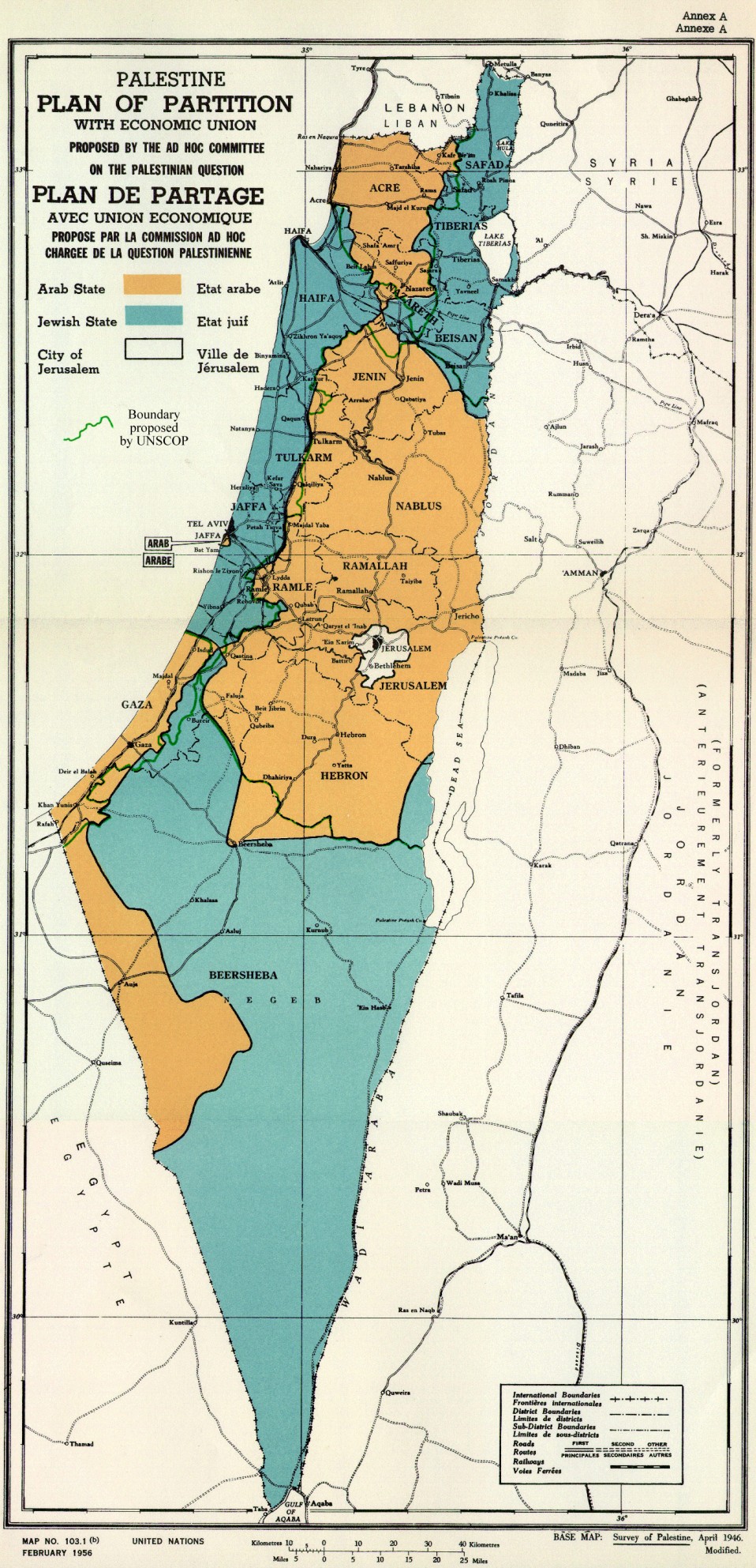 Avondale United Methodist Church – UN Palestinian Partition Plan 1947